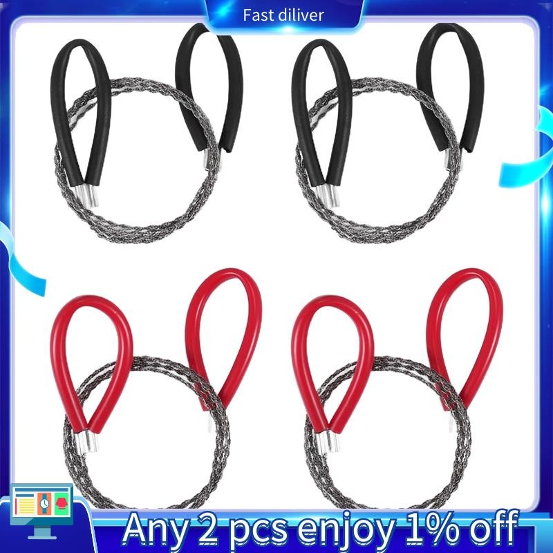4 Pcs Stainless Steel Cable Saw Metal Wire Saw Hand Pocket String Rope ...