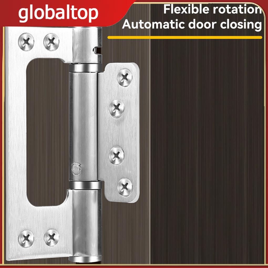 1/2 Automatic Door Closer 4 Inch Hinges Adjustable Spring Hydraulic ...