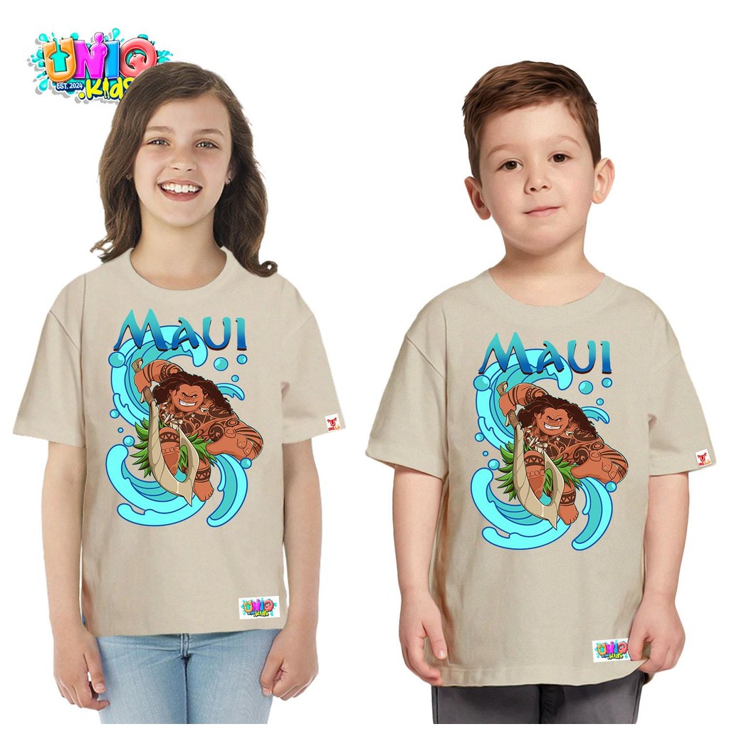 UNIQ.KIDS PREMIUM MAUI EXCLUSIVE GRAPHIC TEE WITH FREE MINI FIGURINE ...