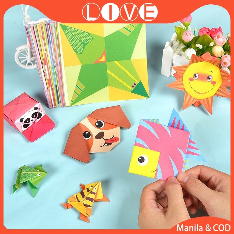 72 Styles Colorful Origami Paper Set Origami Book Kids Handmade Folding ...