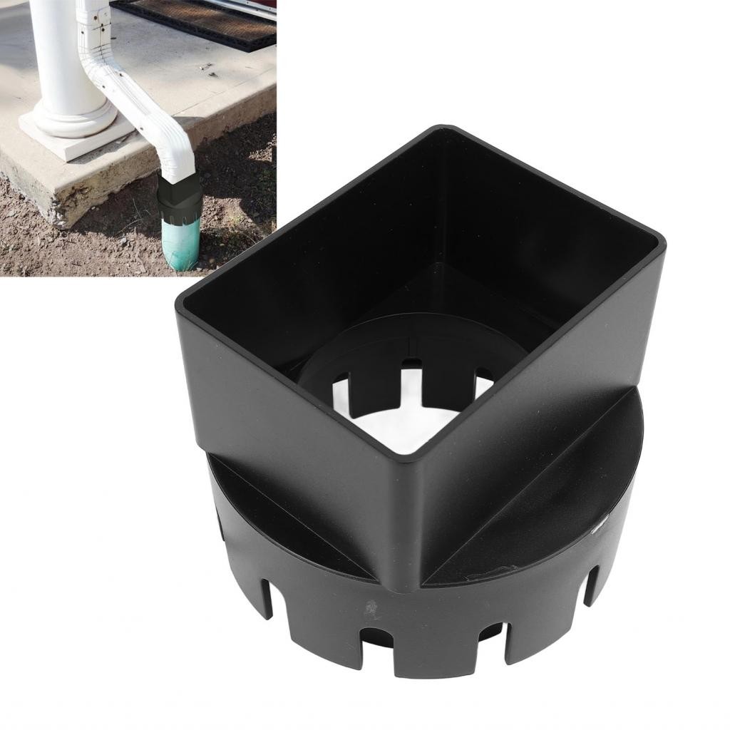 Dificuu Rain Gutter To Drain Pipe Adapter Seamless Fit Practical ...