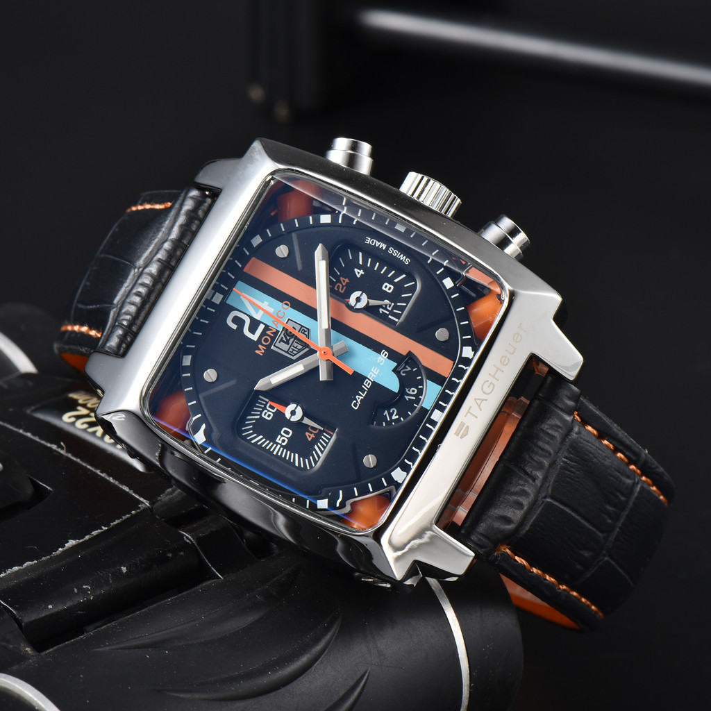 Tag HEUER Monaco Series Square Dial Quartz Movement Multifunctional ...
