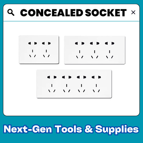 Type 86 White Concealed Socket International Electrician Wall Socket ...