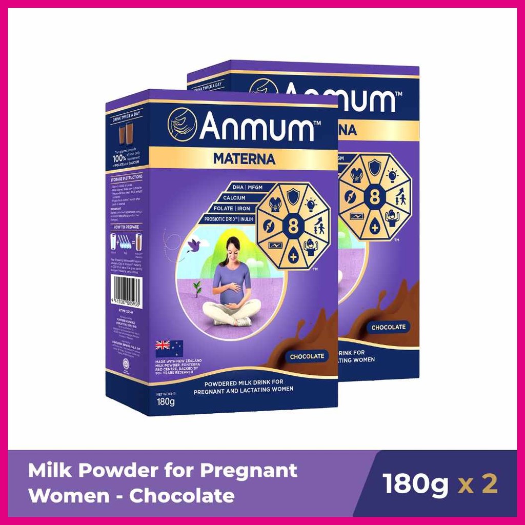 AnmumBC r]Pregnancy)K>Milk)s>Powder)hT>Chocolate(vI=180G(mR=x2 | Shopee ...