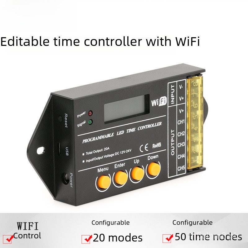 tc421 wifi Time Programmable Controller PC Phone app Intelligent Timing ...