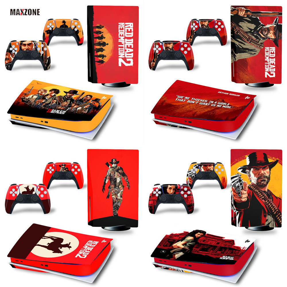 MAXZONE PS5 Host Film Vinyl Sticker Decal Cover for Console and 2 ...