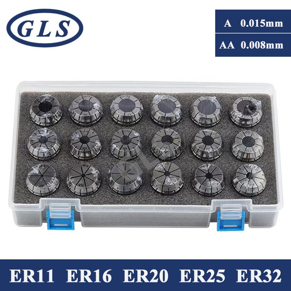 ER11 ER16 ER20 ER25 ER32 ER40 Collet Chuck Spring Collet Chuck Set Suit A AA Grade for CNC ...