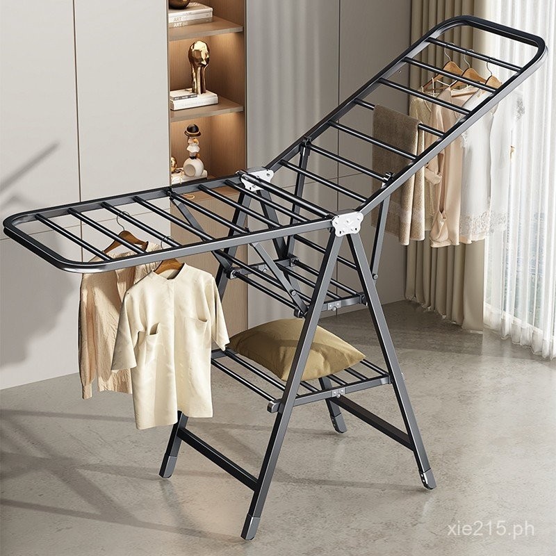 Foldable Sampayan Stainless Steel Clothes Hanger Sampayan Indoor Foldable Drying Rack for ...