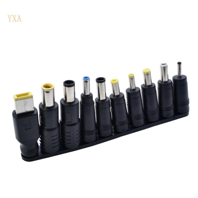 YXA 10 in 1 Laptop DC5521 Plugs Adapter Connector Tips for Universal ...