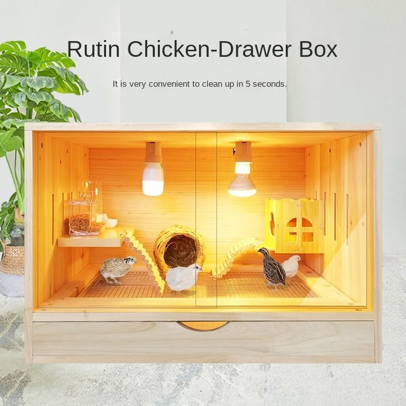 Spot goods Rutin chicken breeding box Lizard breeding box Glass feeding ...