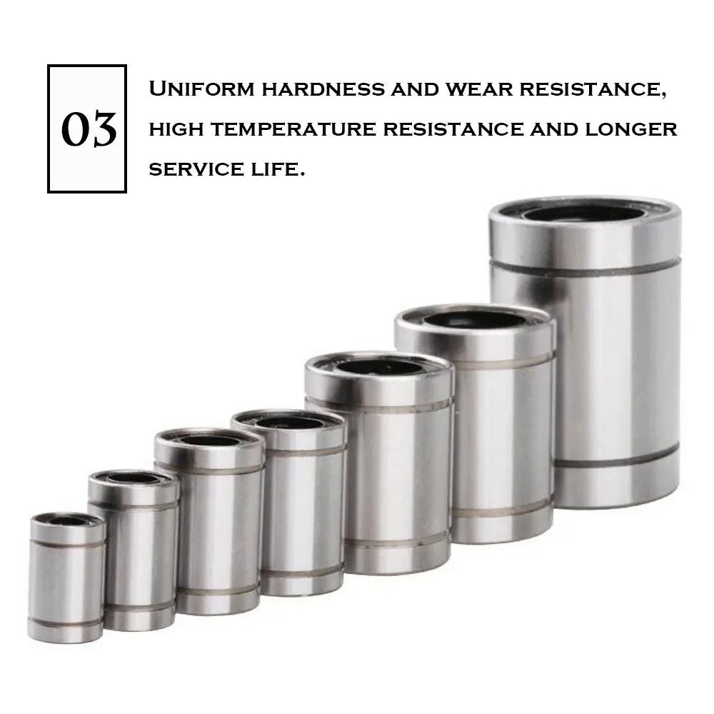 new 1 PCS/LOT Linear Motion Bearing LM3UU/LM4UU/LM5UU/LM6UU/LM8UU ...