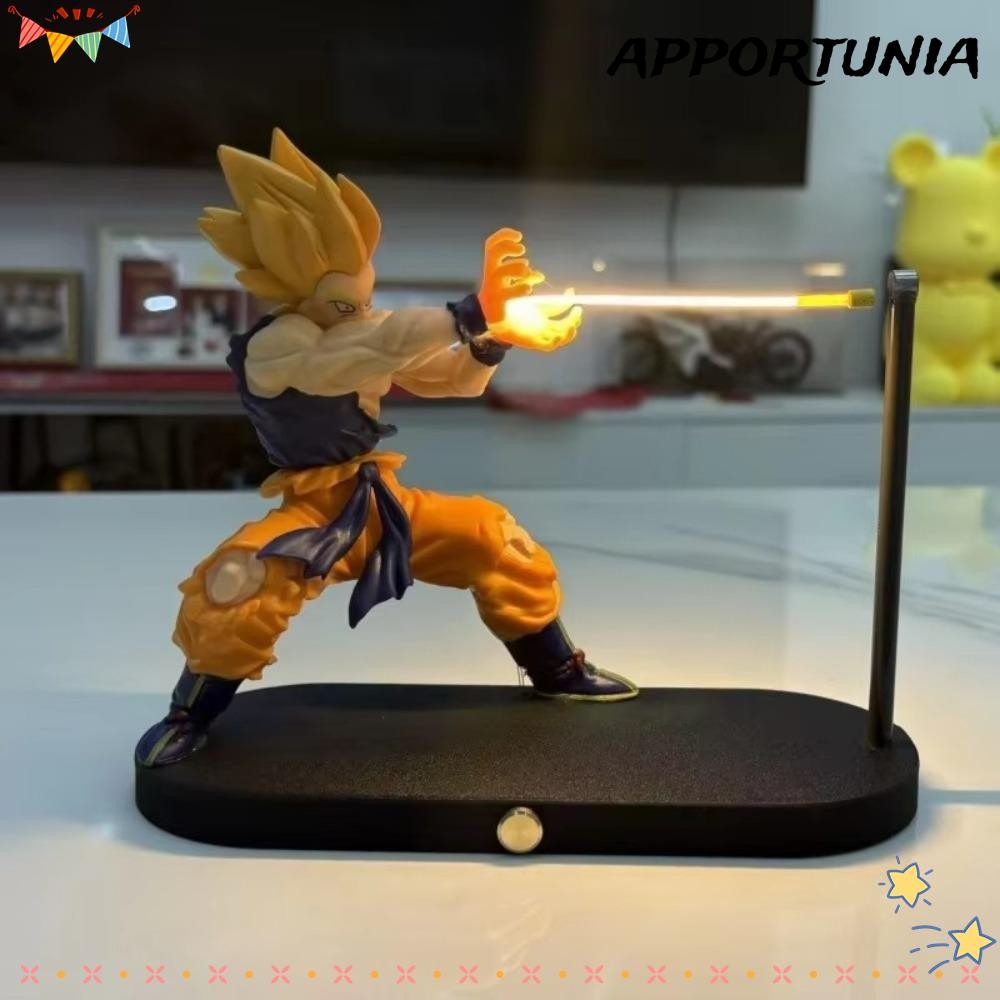 APPORTUNIA Touch Magnetic Night Light, Kakarot Son Goku Small Desk ...