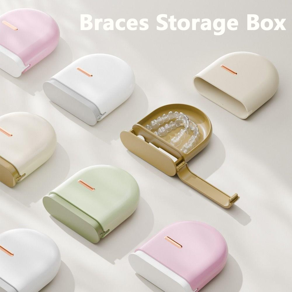 【New】LILAC Denture Retainer Container, ABS Portable Storage Box, Mini ...