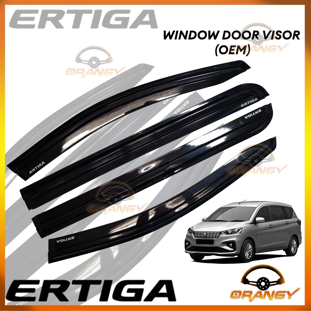 Suzuki Ertiga 2019 to 2025 OEM Window Door Rain Visor Black 2020 2021 ...