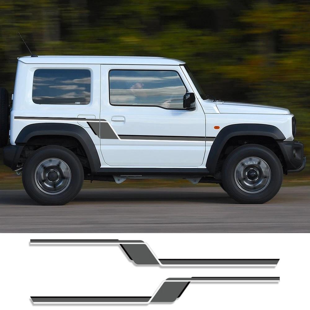 Car Sticker For SUZUKI JIMNY JB64W JB74W Auto Boby Stripe Decal Kit Car ...