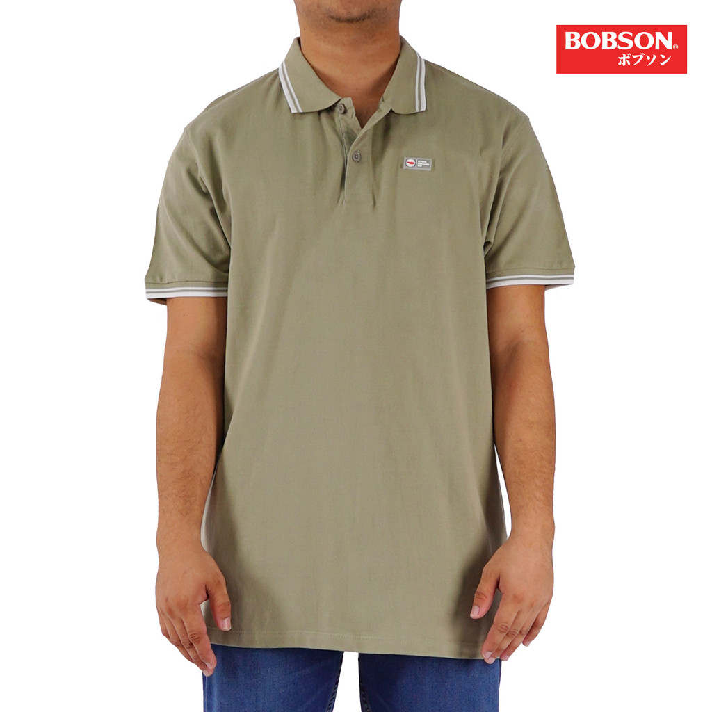 Bobson Japanese Men's Basic Collared Shirt Slim Fit 175898-U (Light Green) | Shopee Philippines
