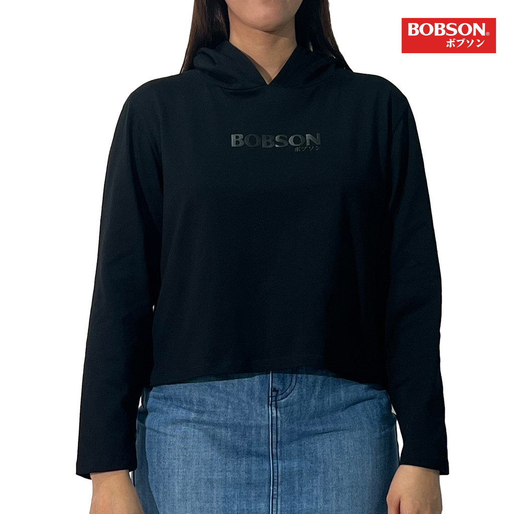 Bobson Japanese Ladies Basic Jacket Crop Fit 154832 (Black) | Shopee Philippines