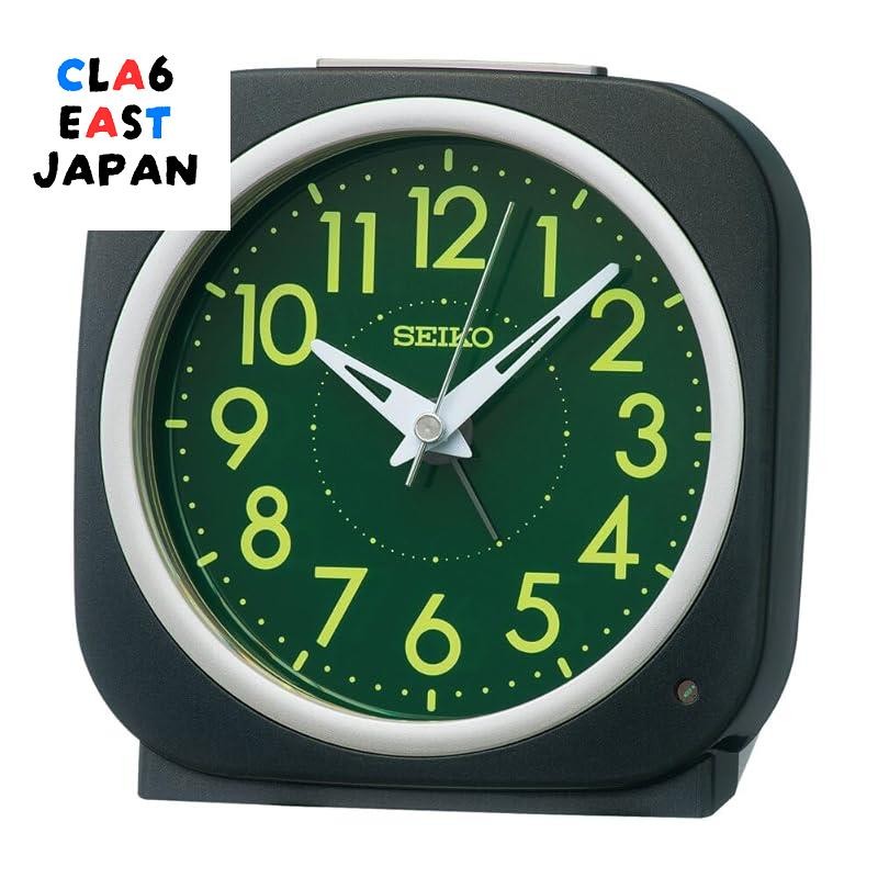 Seiko Clock - Alarm Clock with Automatic Illumination, Analog, Luminous ...
