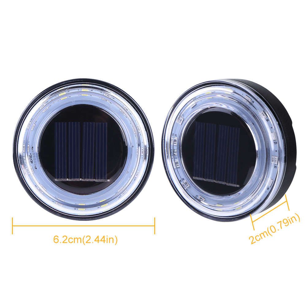 Solar LED Bicycle Rear Light Type-C Rechargeable Colorful Cycling ...