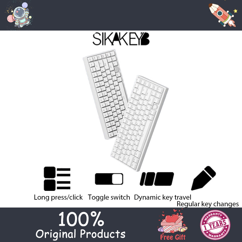 SIKAKEYB CK75US Magnetic axis keyboard, translucent keycaps, RT mode ...