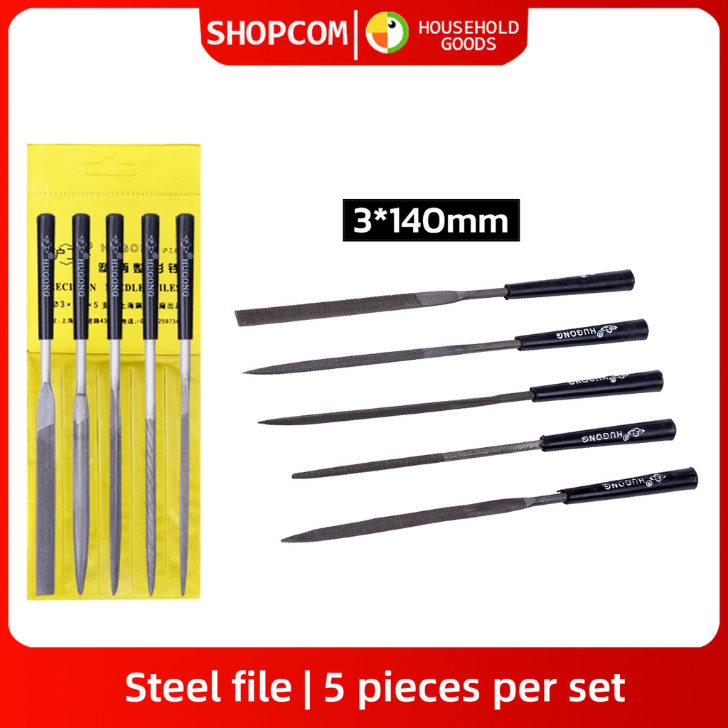 ShopCom Mini Steel File Set Diy Wood Rasp File Needle Jewelry Polishing ...