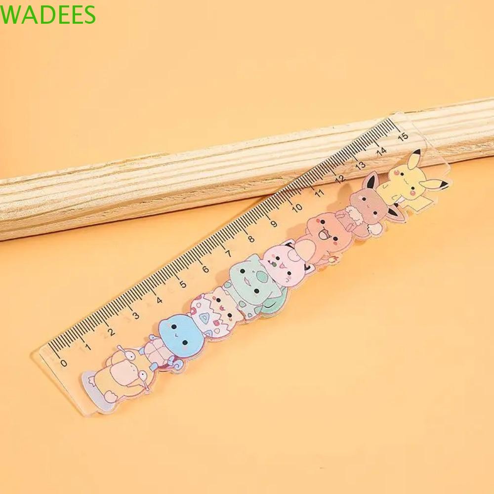 WADEES Straight Rulers, Pikachu 15CM Crayon Shin Chan Ruler, Portable ...