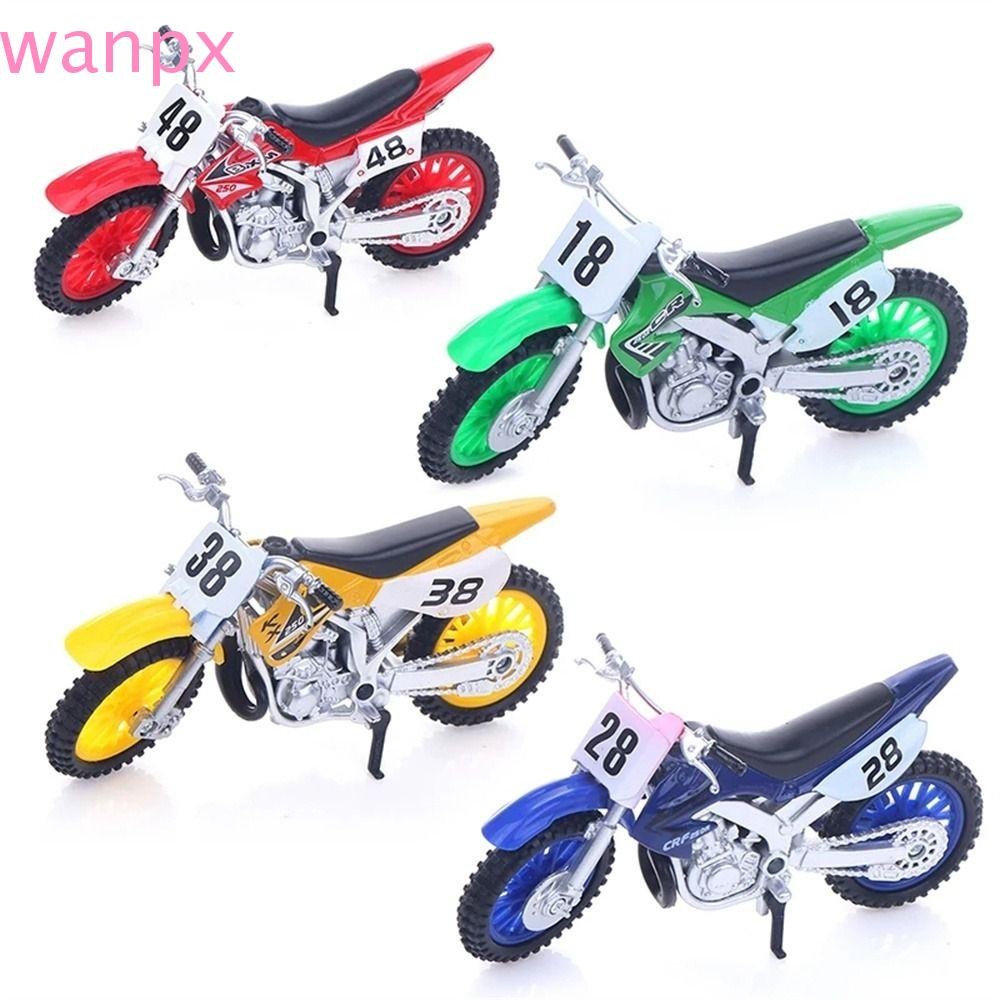 WANPX Motorcycle Model, Simulation Off-road Alloy Motocross Toy ...