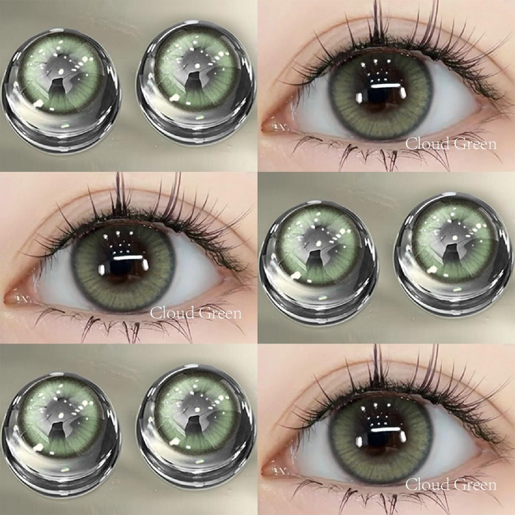 【COD】COCOLENS Natural Green contact lenses Soft Color Contacts Cloud ...