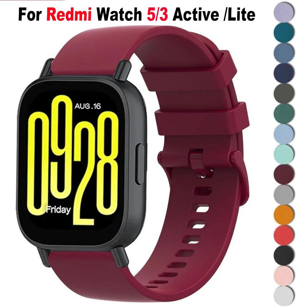 Quick Release Silicone Strap For Redmi Watch 5 Active Lite 20mm 22mm ...