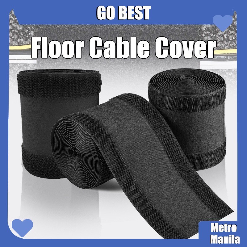 1/3M Nylon Floor Cable Cover With Self-Adhesive Glue Cable Grip Strip ...
