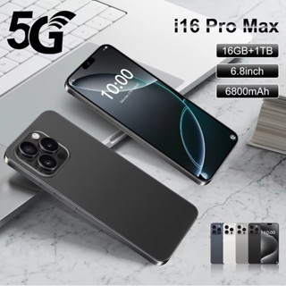 2024 New Product I16 Pro Max 16GB+1TB 6.8-inch 5G Android Smartphone ...