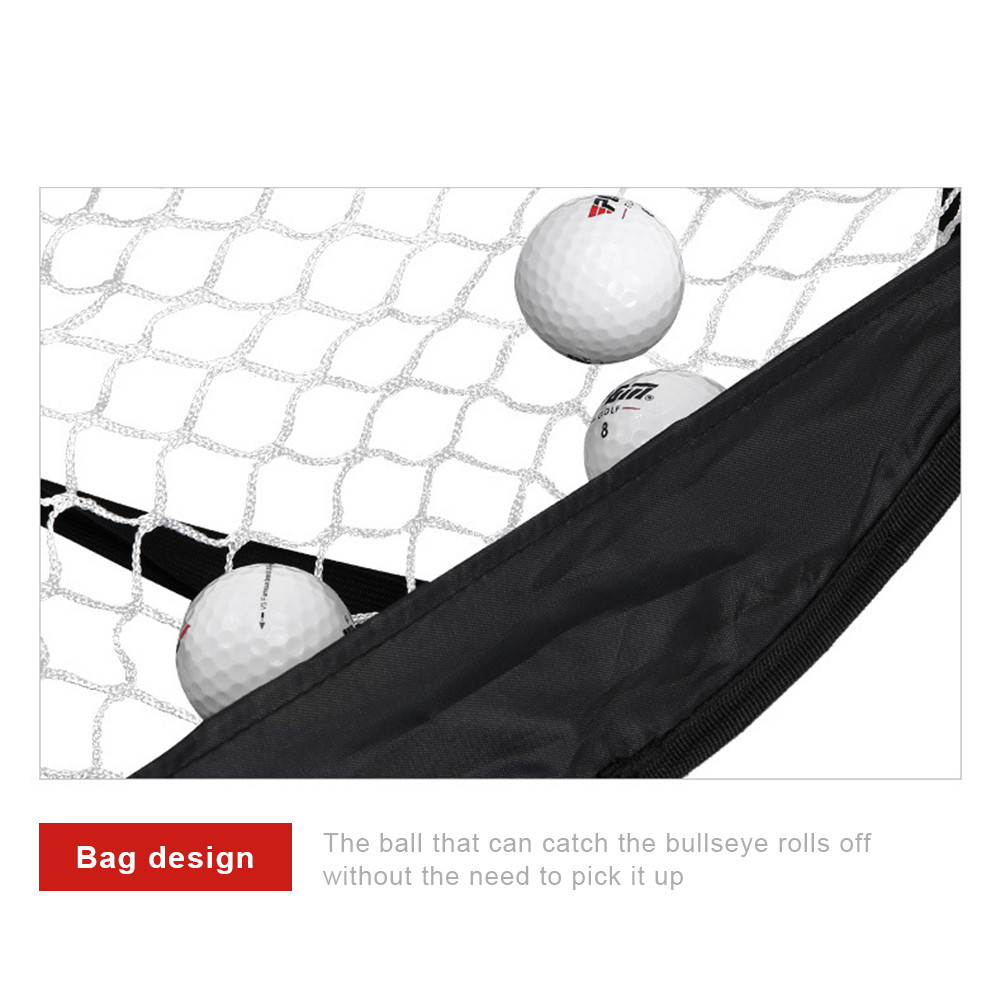 Pop Up Golf Practice Chipping Net with Golf Hitting Mat Training Target ...
