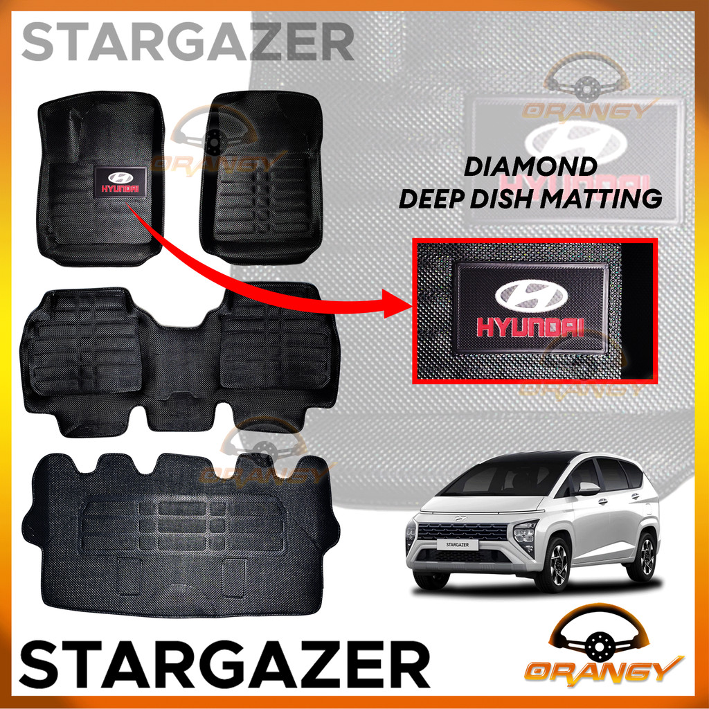 Stargazer 2023 to 2025 Diamond Deep Dish Matting High Quality Material ...