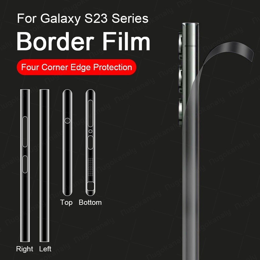 Samsung Galaxy S24 S23 Ultra S23 Plus Side Matte/Clear Protector Film ...