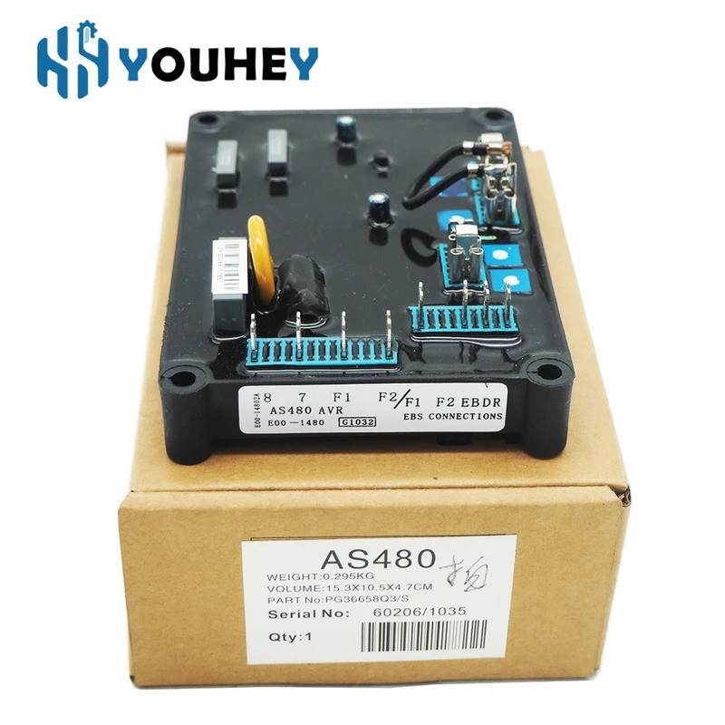 AS480 AVR Regulator 200kw Three Phase Power Generator For Stamford ...