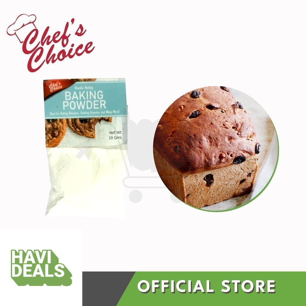 HAVI DEALS Chef's Choice Double Acting Baking Powder 10g | Shopee ...