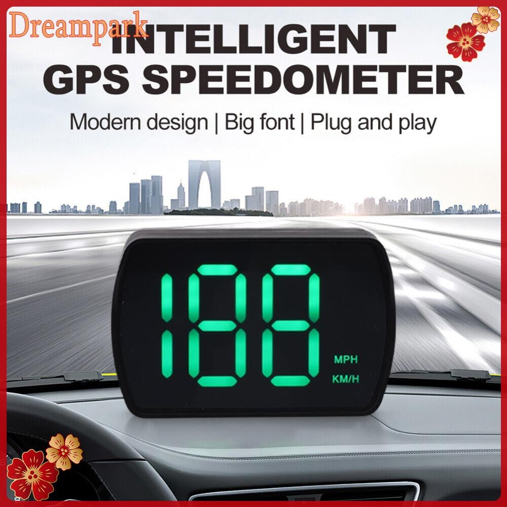 （KM/H MP/H）GPS HUD Digital Speed Meter Gauge Head Up Display Big Font ...