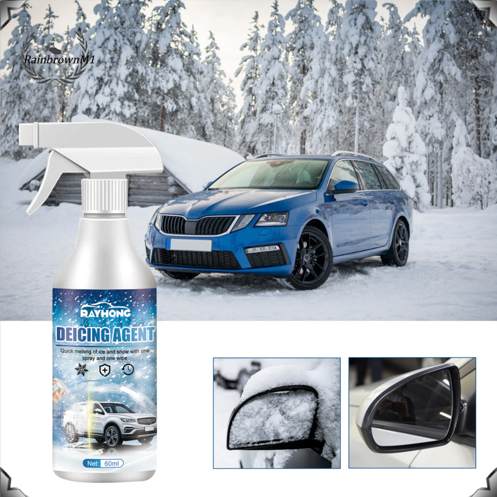 [Rm] Car Deicing Spray Car Ice Melting Agent Fast Effective Car Snow ...
