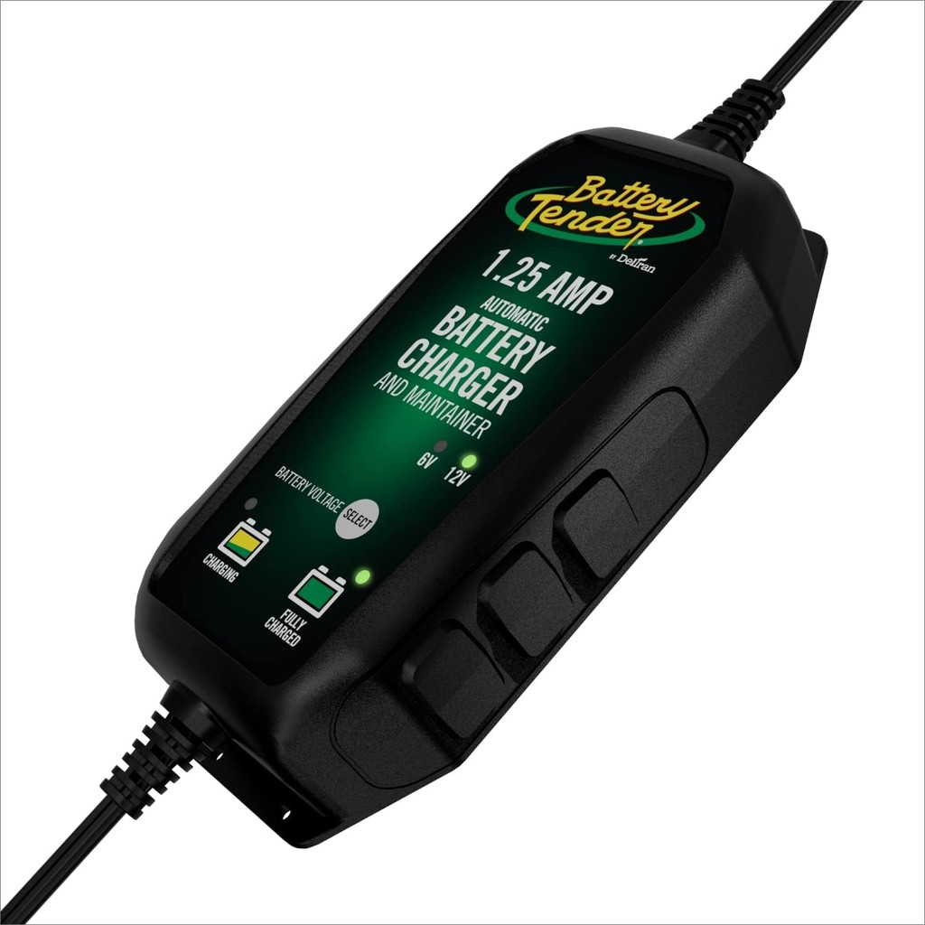 Battery Tender Plus 12V 1.25 AMP Battery Charger and Maintainer: Fully ...
