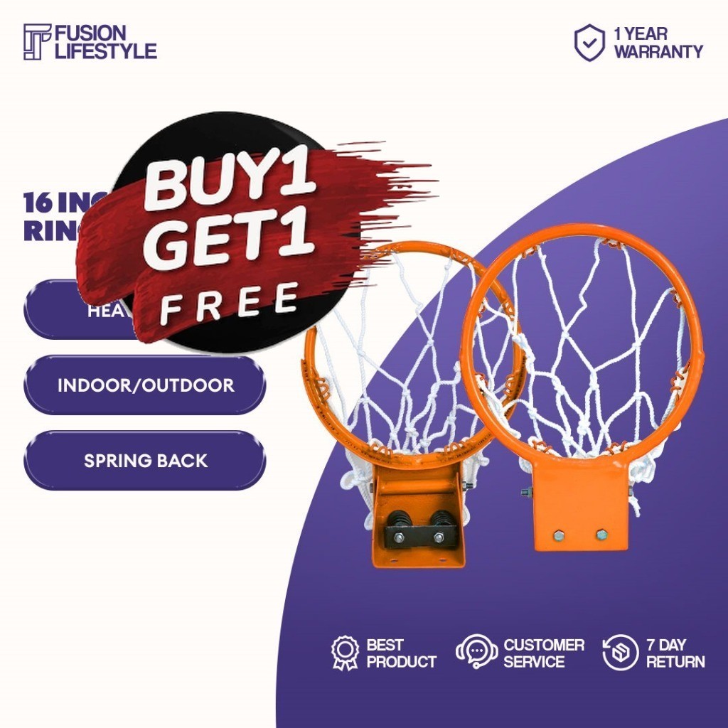 Basketball Ring Basketball Hoops 10/12/14/15/16/18 INCHES with Spring A ...