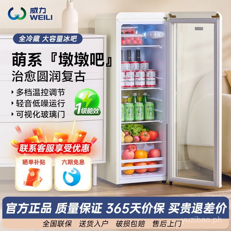 Powerful Retro Transparent Ice Bar Small Home Office Beverage Tea ...