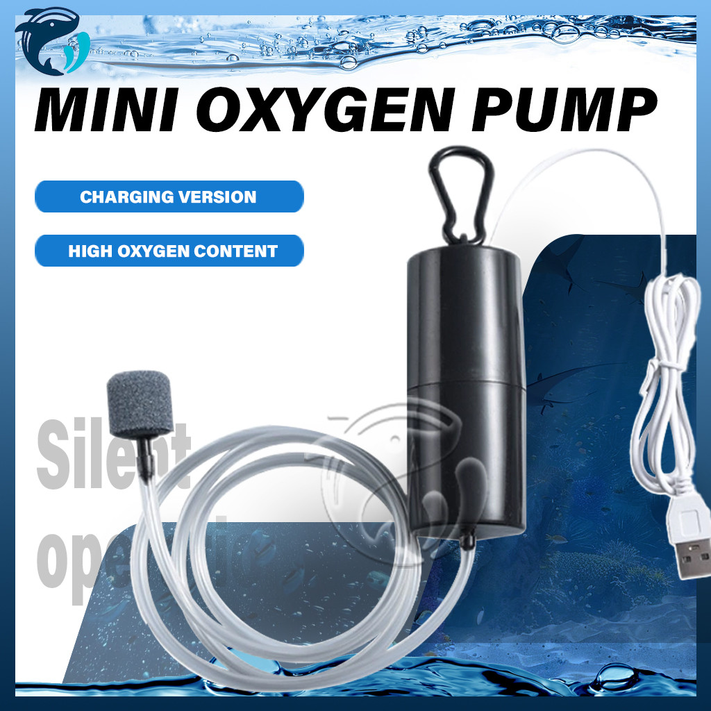 Mini USB Oxygen Pump for Fish Farming Portable Silent Air Pump for ...