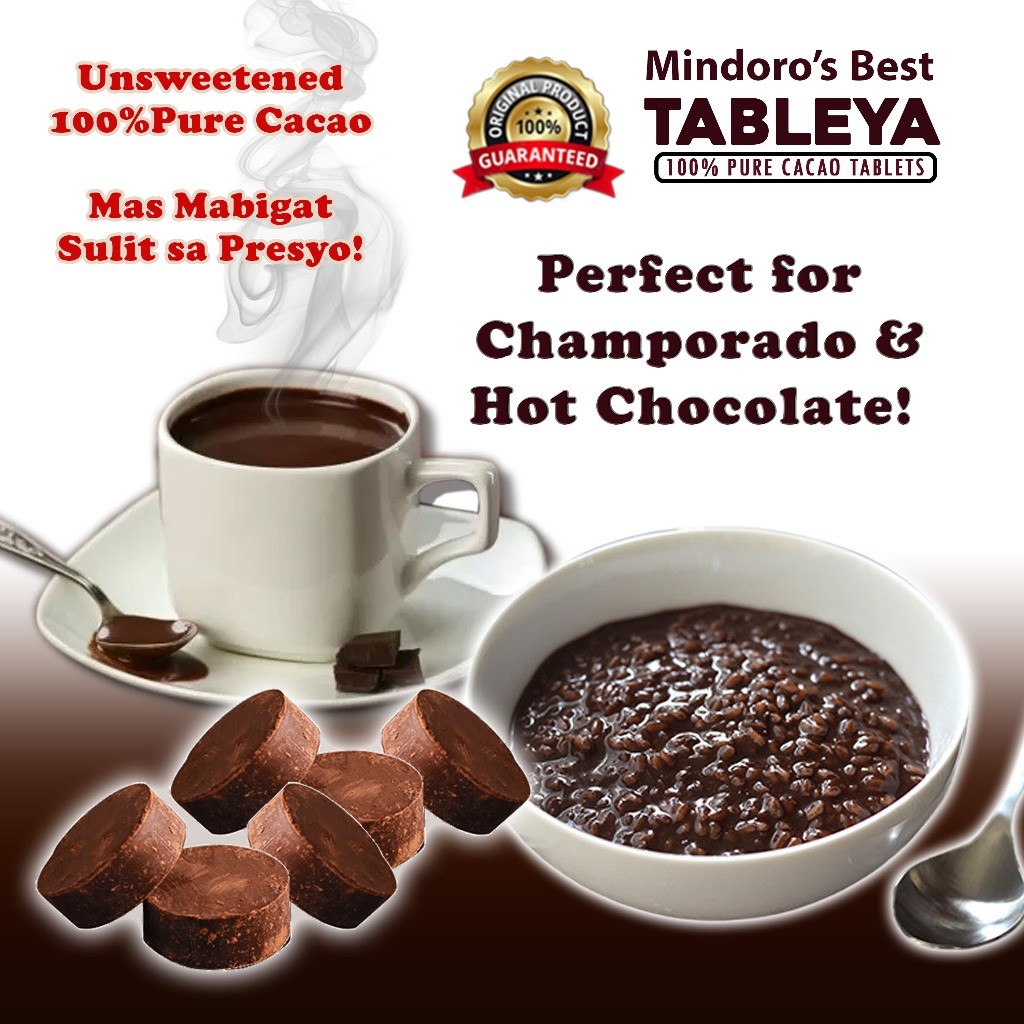 Tableya Original Mindoro Local Tablea Pure Cacao Hot Chocolate ...