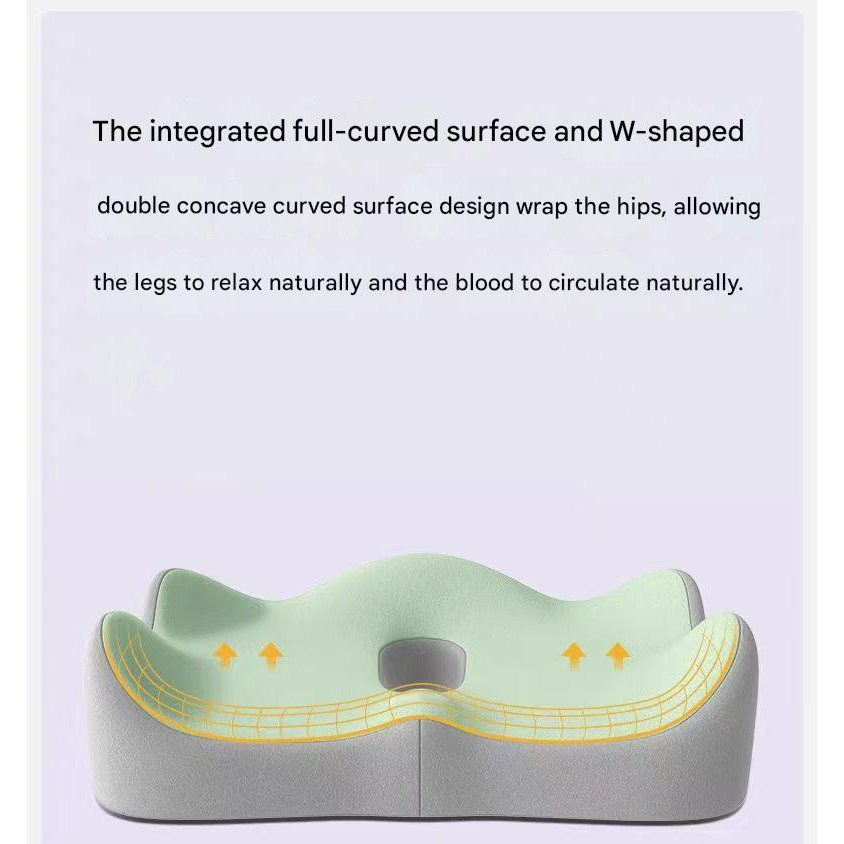 Memory Foam Long-Term Sitting Special Hip Cushion Office College ...