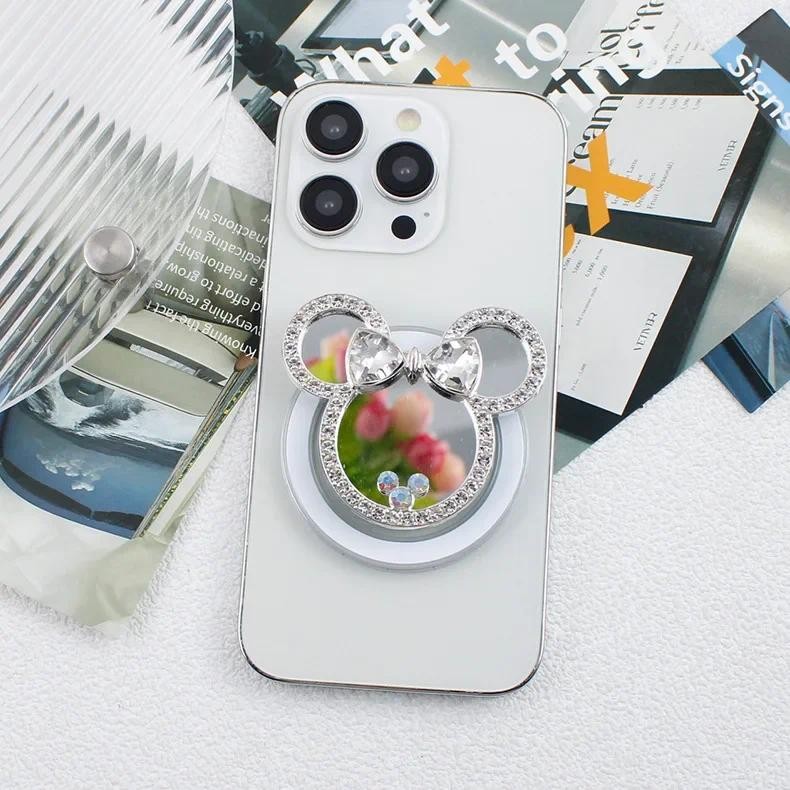 3D Mouse Head Magnetic Holder Phone Grip Tok Fashion Luxury Bracket for ...