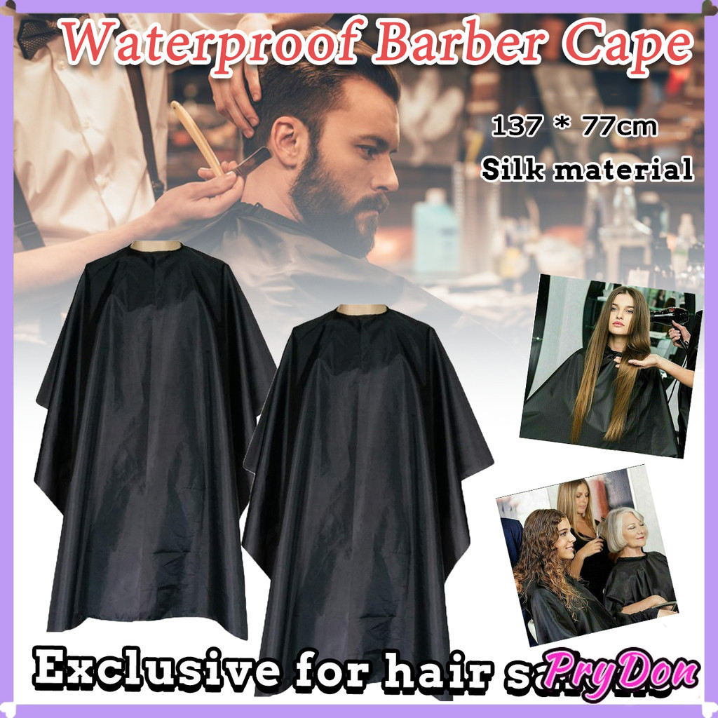 Professional Barber Cape Waterproof Salon Cape with Snap Closure Nylon ...