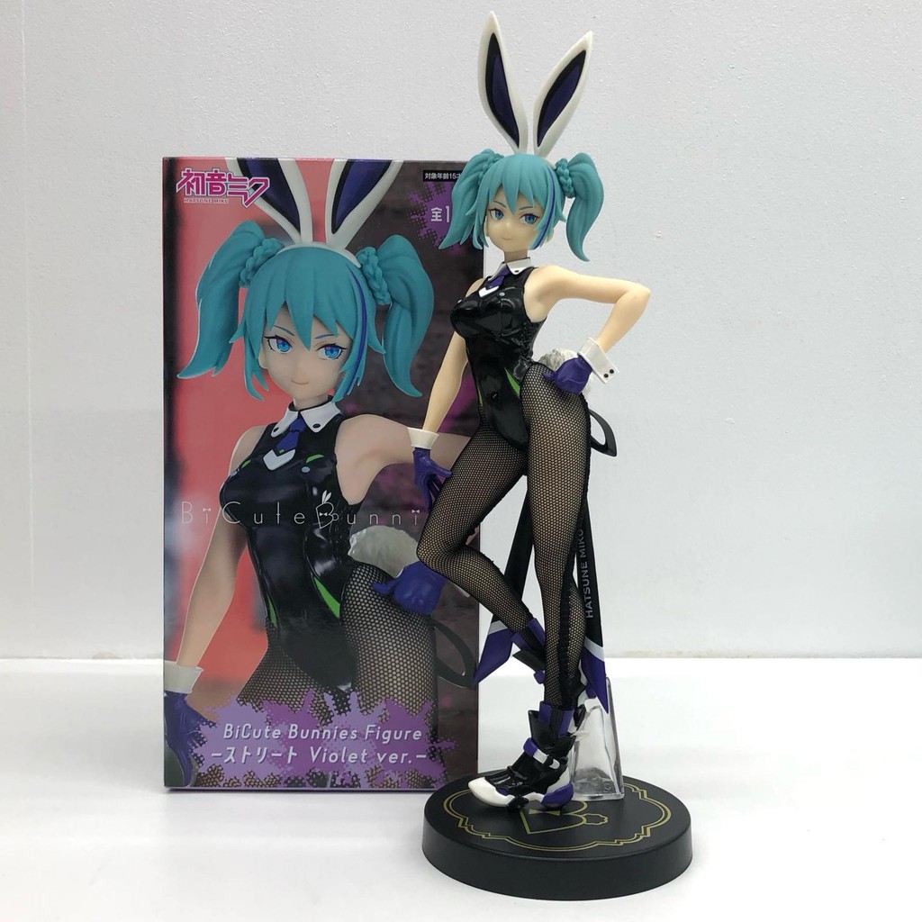 Vocaloid Figure Hatsune Miku Street Violet ver. BiCute Bunnies Japan ...