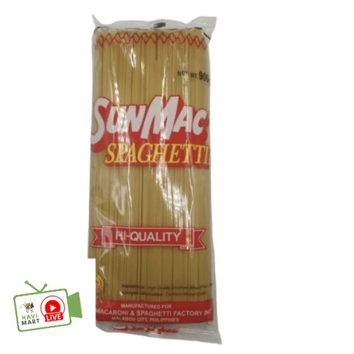HAVI LIVE SPHAGETTI PASTA SUNMAC 900G | Shopee Philippines