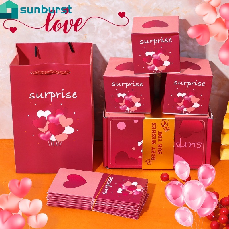 Surprise Explosive Gift Box with Confetti - for Lover Kids - Valentine ...