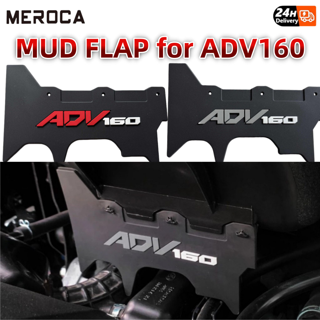 ADV 160 Rubber Mud Flaps Mud Guard 3MM SPLASH GUARD for ADV 160 / Click ...